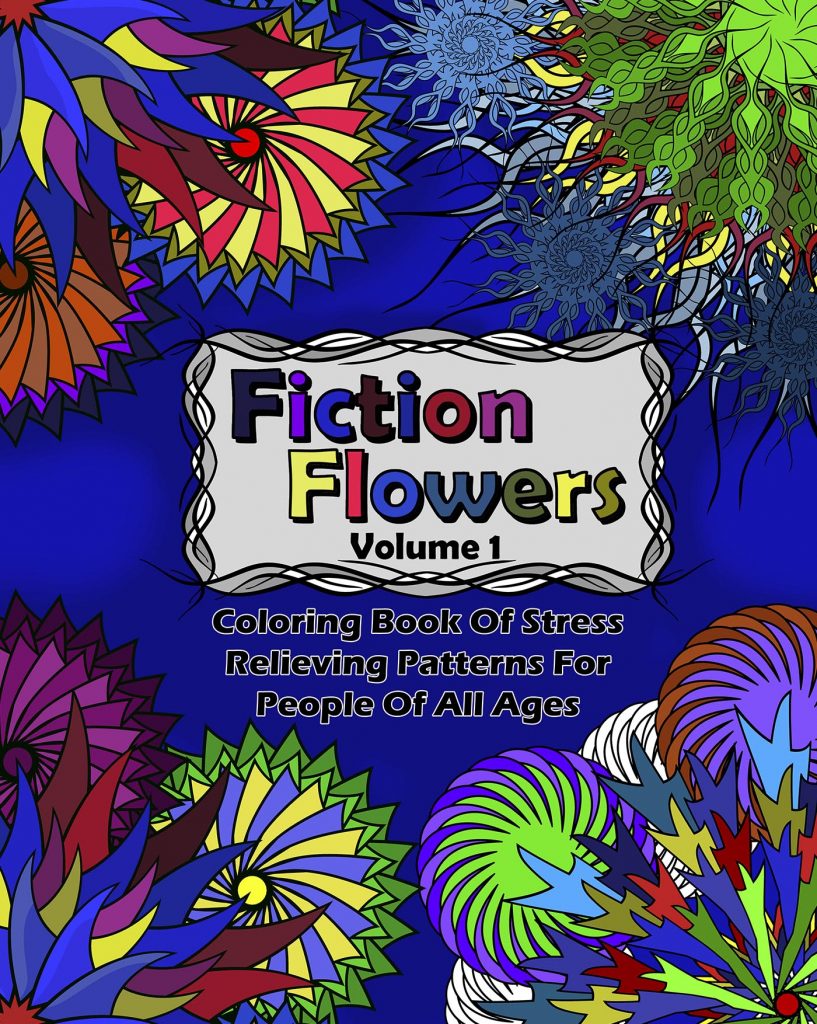 Fiction Flowers Volume 1 Coloring Book