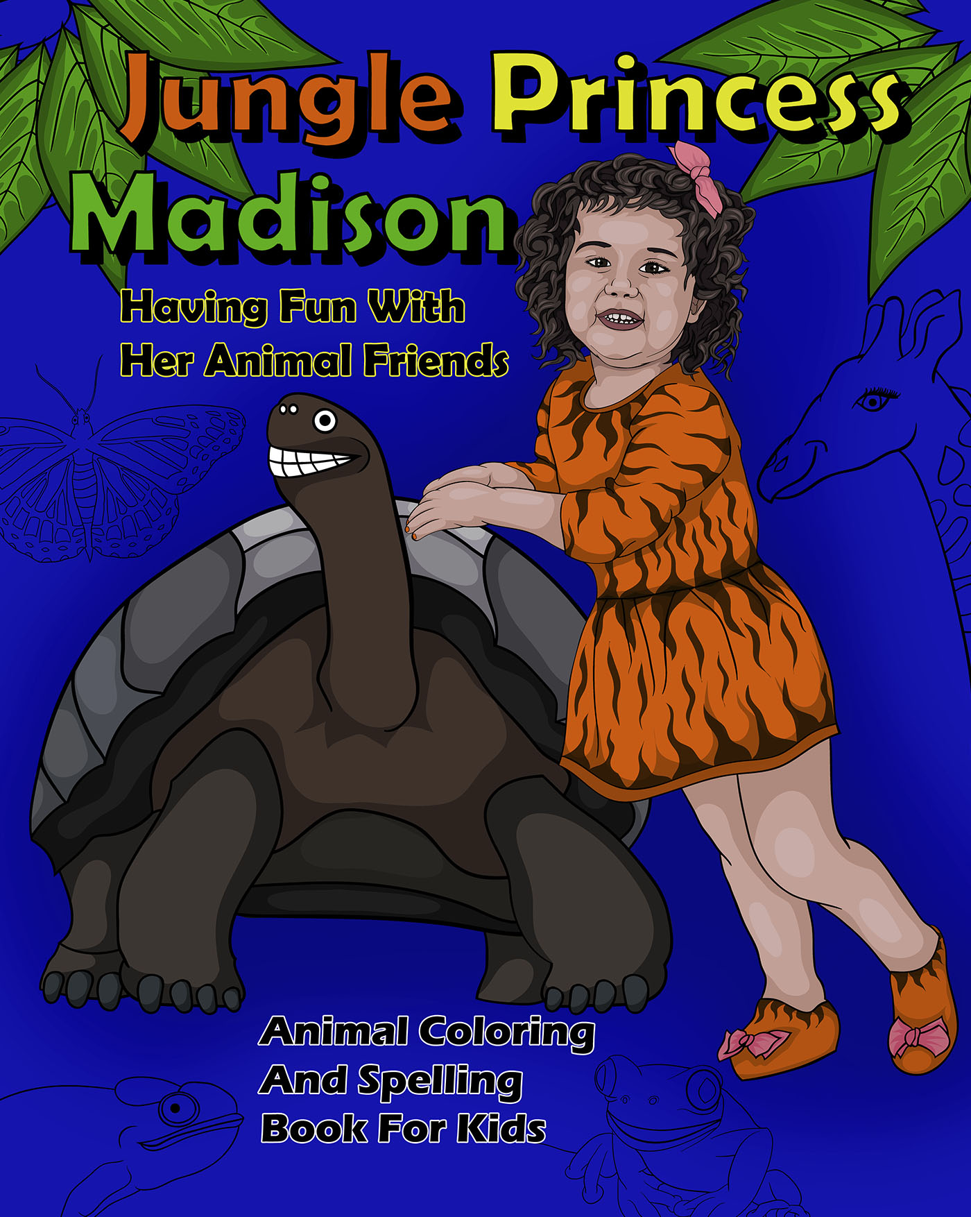 Jungle Princess Madison Coloring Book