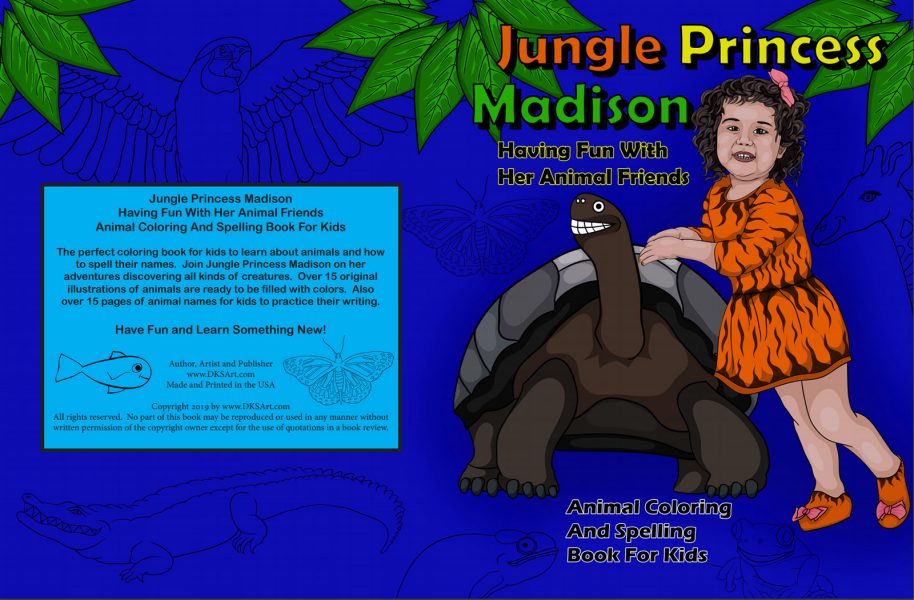 Jungle Princess Madison Coloring Book