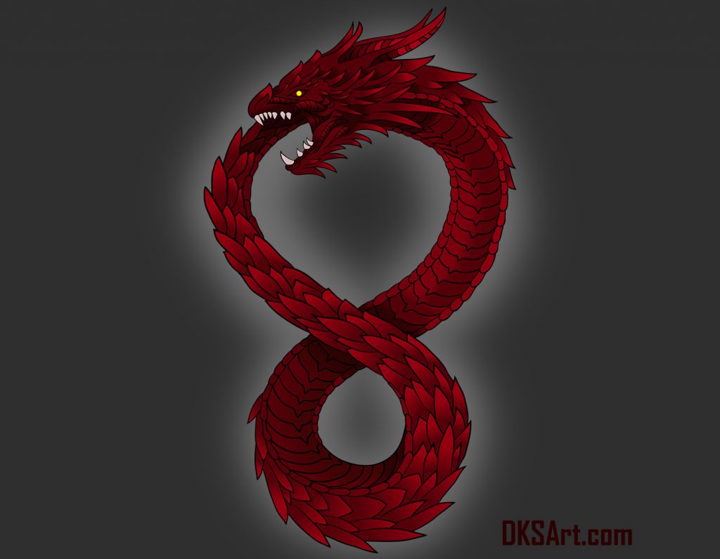 Altered Carbon Dragon Tattoo Design