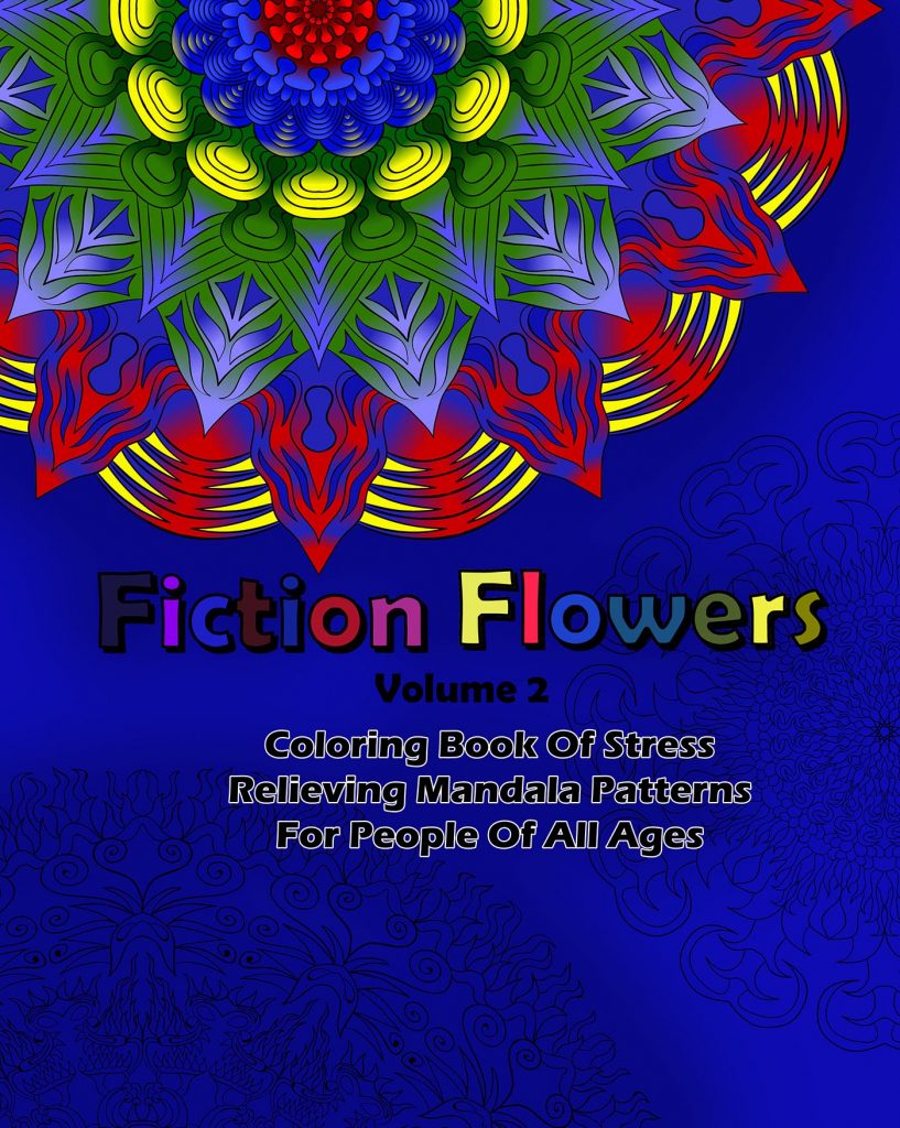 Fiction Flowers Volume 2 Coloring Book