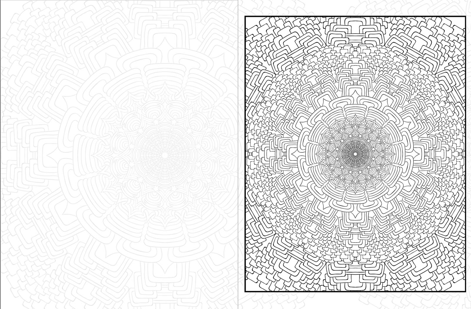 Fiction Flowers Volume 2 Coloring Book