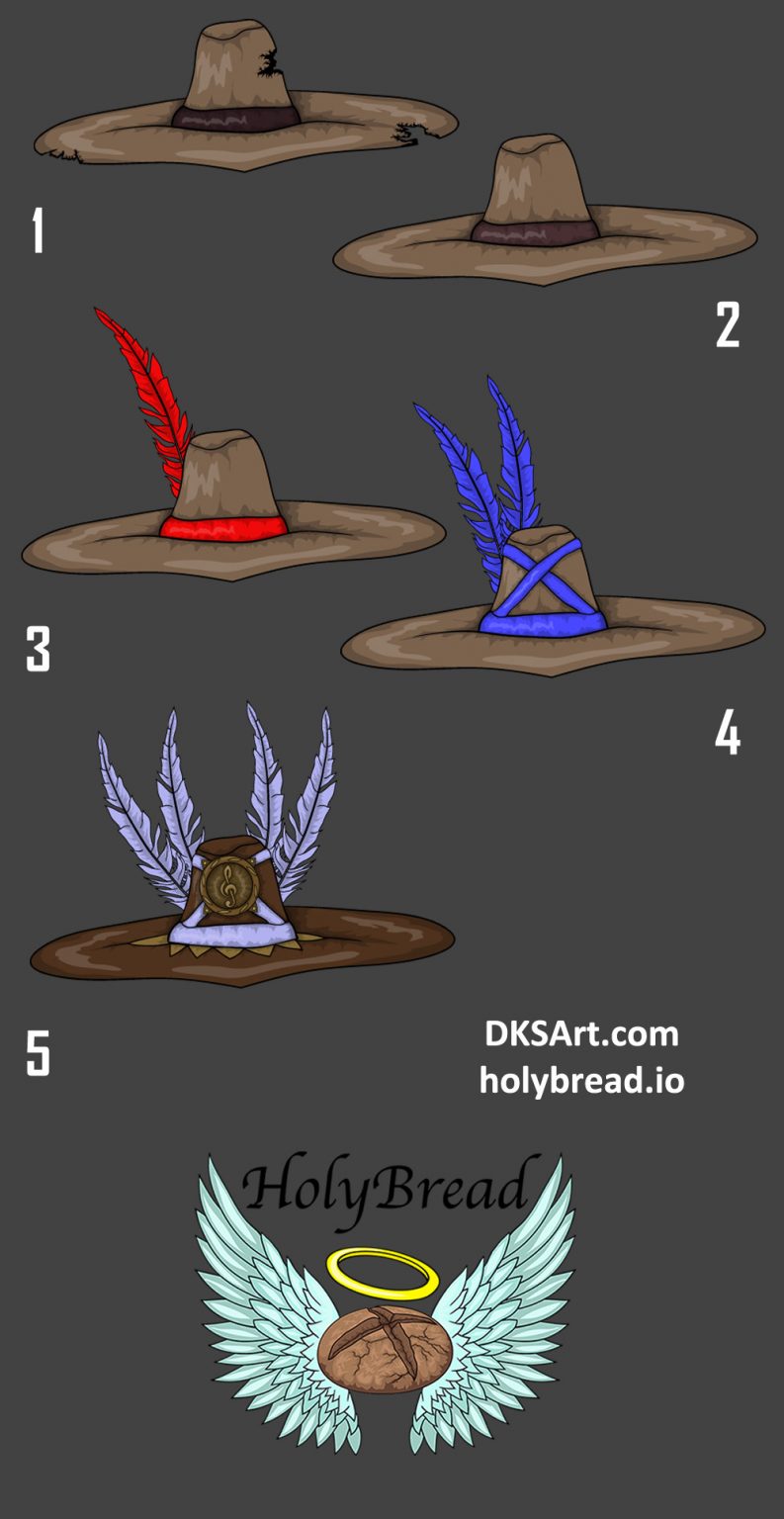 New Bard Head Armor Design For Holy Bread Game Artwork