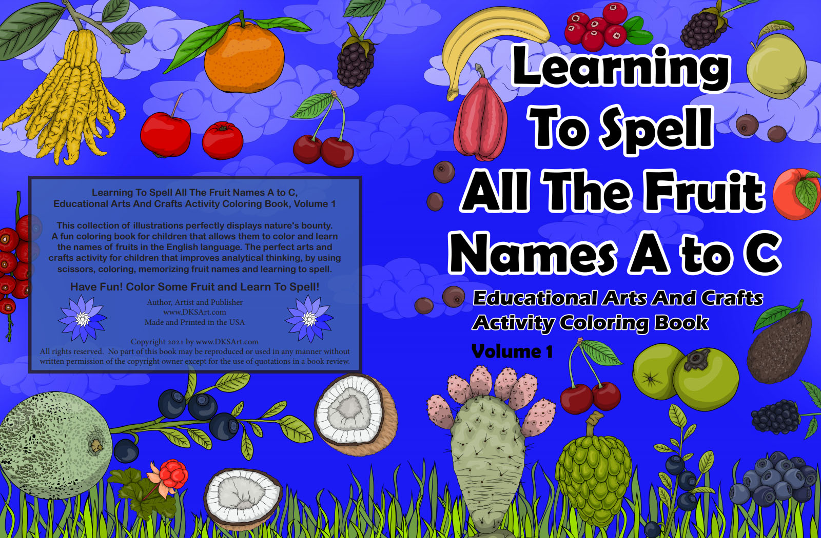 Learning To Spell All The Fruit Names A to C Educational