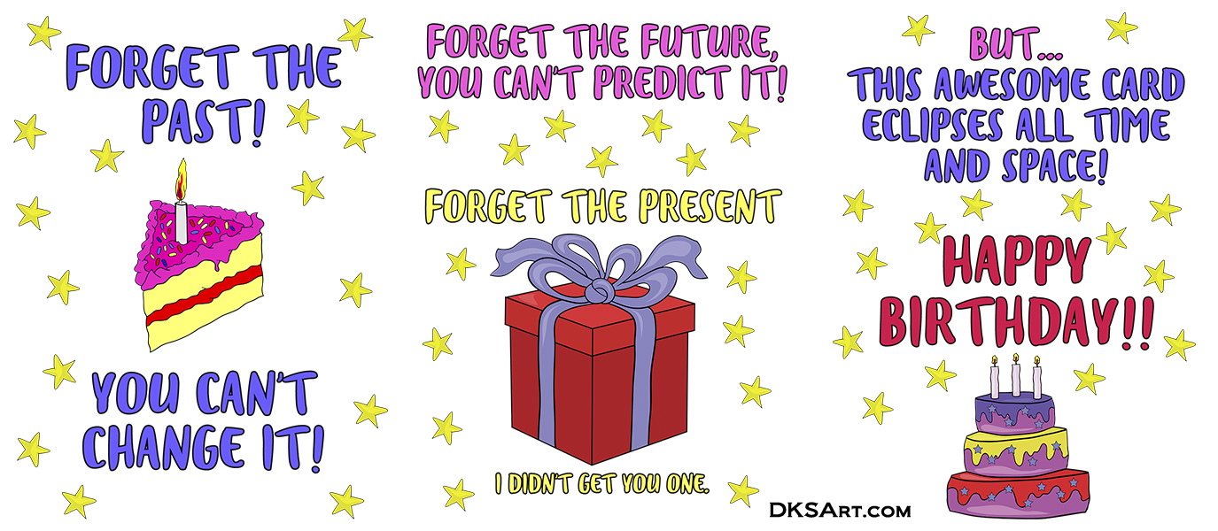 Funny No Present Happy Birthday Free Printable Card